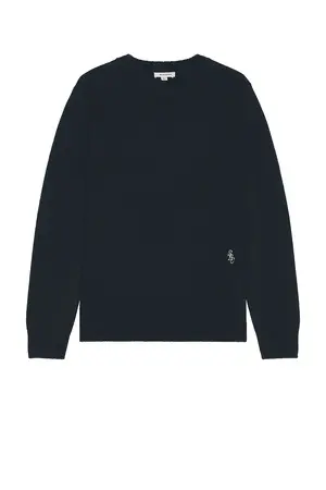 SPORTY & RICH Cashmere Sweater - Dark Navy