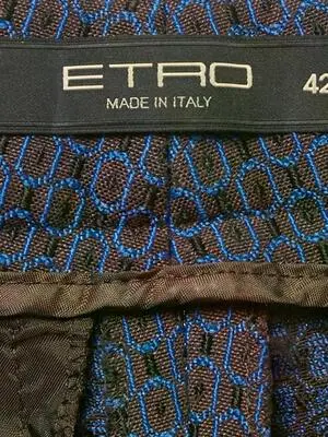 Etro Jacquard Skinny Trousers