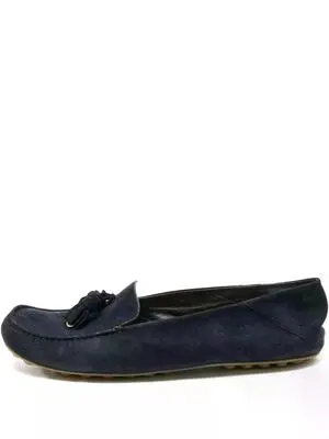 Loro Piana Tassel Suede Loafers