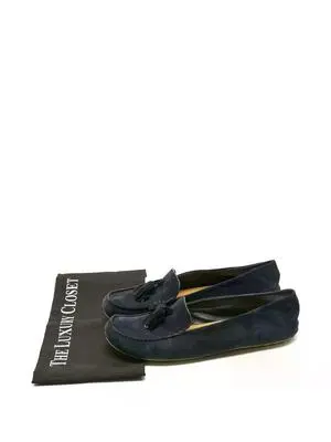 Loro Piana Tassel Suede Loafers