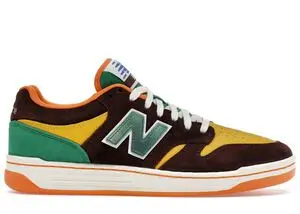 NEW BALANCE Numeric 480 Rukus Mallard Duckin Sneakers - Brown/yellow