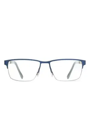BLACKFIN Edgartown Rectangle Eyeglasses - Blue