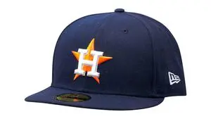 New Era Mlb Houston Astros 59fifty On Field Home Fitted Cap - Navy Blue