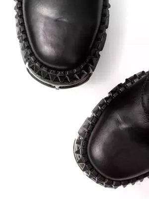 NEW ROCK 80mm Buckle Platform Boots
