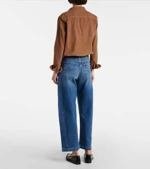 Ag Hattie High-rise Barrel-leg Jeans