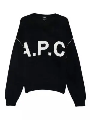 A.p.c. Logo-lettering Sweater