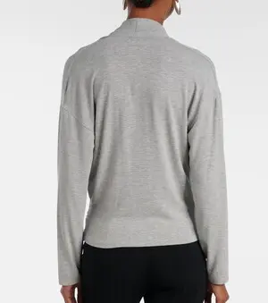 Vince Draped Jersey Top