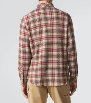 GOD'S TRUE CASHMERE Balance Cashmere Shirt With Emerald - Brown