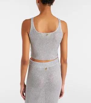 BANANHOT Aretha Sequined Crop Top