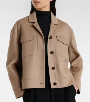 Max Mara Simona Virgin Wool Jacket - Beige