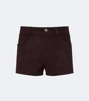 Stouls Roxie Suede Shorts - Brown