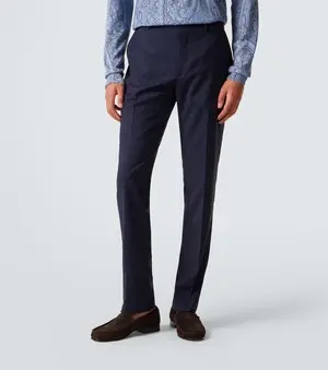 Etro Wool Slim Pants