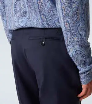 Etro Wool Slim Pants