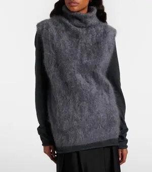 LISA YANG Aisla Cashmere Turtleneck Sweater - Grey