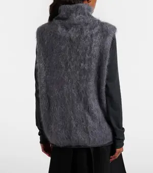 LISA YANG Aisla Cashmere Turtleneck Sweater - Grey