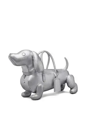 Thom Browne Hector Leather Tote Bag
