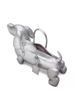 Thom Browne Hector Leather Tote Bag