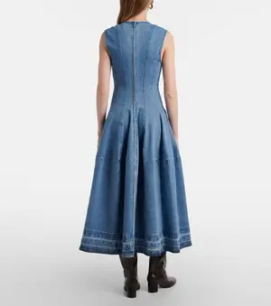 Simkhai Bowen Denim Maxi Dress