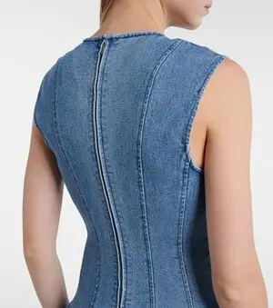 Simkhai Bowen Denim Maxi Dress