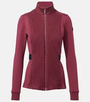 Fusalp Meryl Quilted Technical Jacket - Burgundy