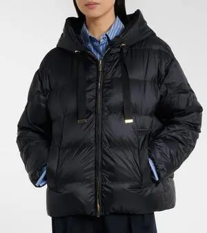 Max Mara Cube Line Quilted Down Jacket - Black