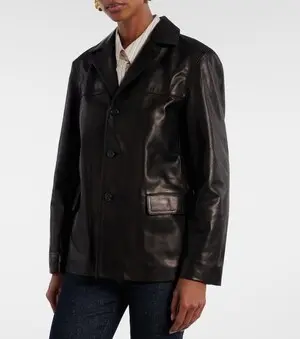 NILI LOTAN Tristan Leather Jacket