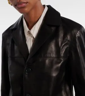 NILI LOTAN Tristan Leather Jacket