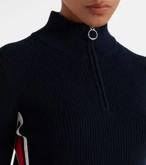 Fusalp Deltanao Ribbed-knit Ski Top - Blue