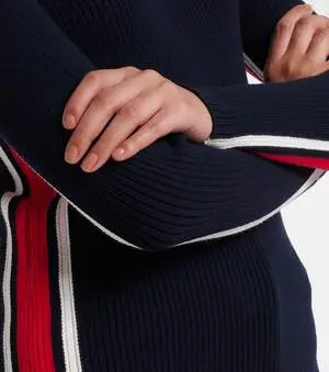Fusalp Deltanao Ribbed-knit Ski Top - Blue