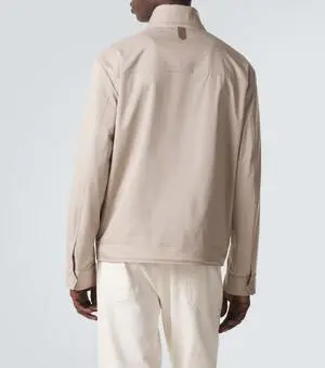 Canali Nuvola Reversible Blouson Jacket - Beige