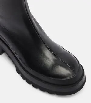 Khaite Fallon 35 Leather Ankle Boots