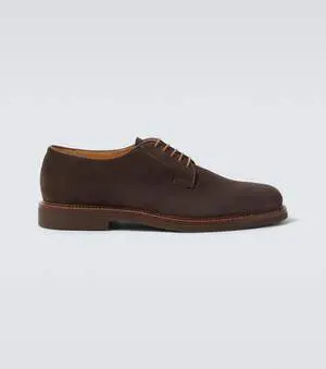 Brunello Cucinelli Suede Derby Shoes
