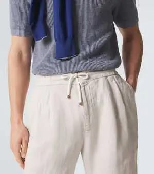 Brunello Cucinelli Linen Bermuda Shorts