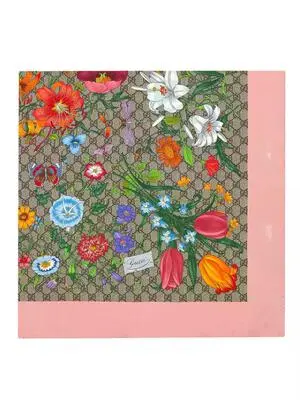 Gucci Gg Flora Scarf