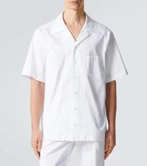 Dolce & Gabbana Cotton Bowling Shirt - White