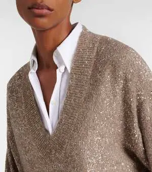 Brunello Cucinelli Sequined Sweater