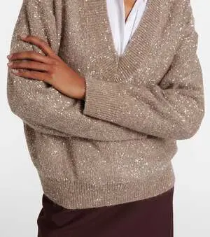 Brunello Cucinelli Sequined Sweater