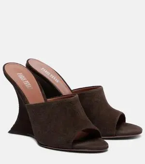 Paris Texas Mid Calf Mules Clogs For Women