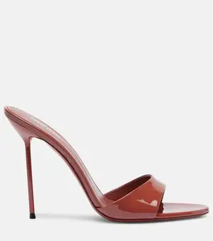 Paris Texas Lidia 105 Leather Mules - Brown
