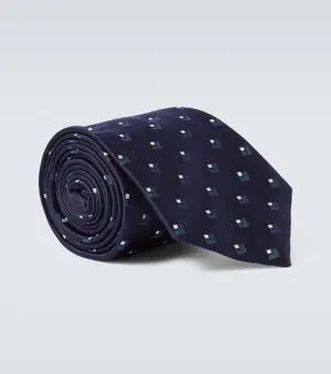 Giorgio Armani Silk Tie - Blue
