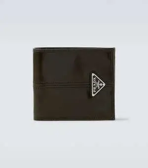 Prada Leather Bifold Wallet - Black