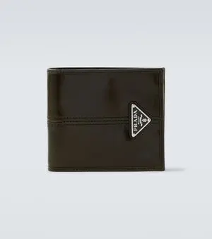 Prada Leather Bifold Wallet - Black