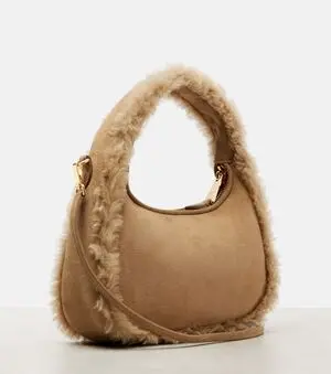 Miu Miu Wander Suede Top-handle Bag - Brown