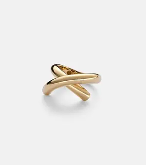 ENGELBERT Cross Loop Medium 18kt Yellow Ring - Gold