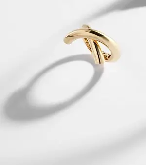 ENGELBERT Cross Loop Medium 18kt Yellow Ring