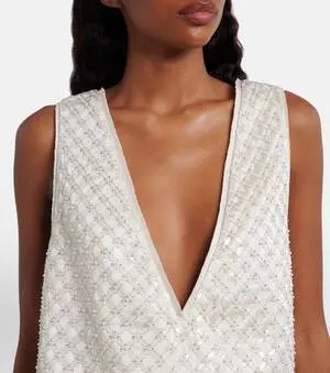 Dorothee Schumacher Sequin Embellished Sleeveless Top