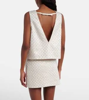 Dorothee Schumacher Sequin Embellished Sleeveless Top