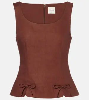 Posse Sabine Linen Top