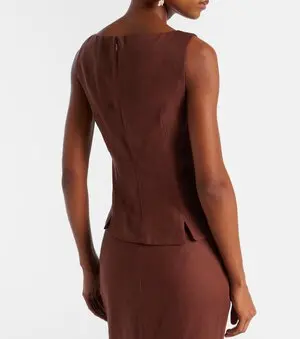 Posse Sabine Linen Top