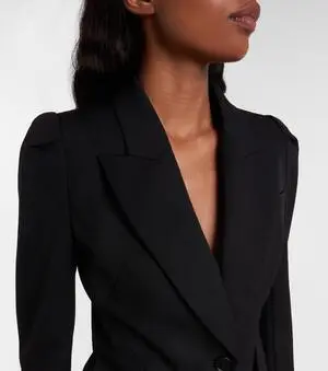 Alexander McQueen Single-breasted Wool Jacket